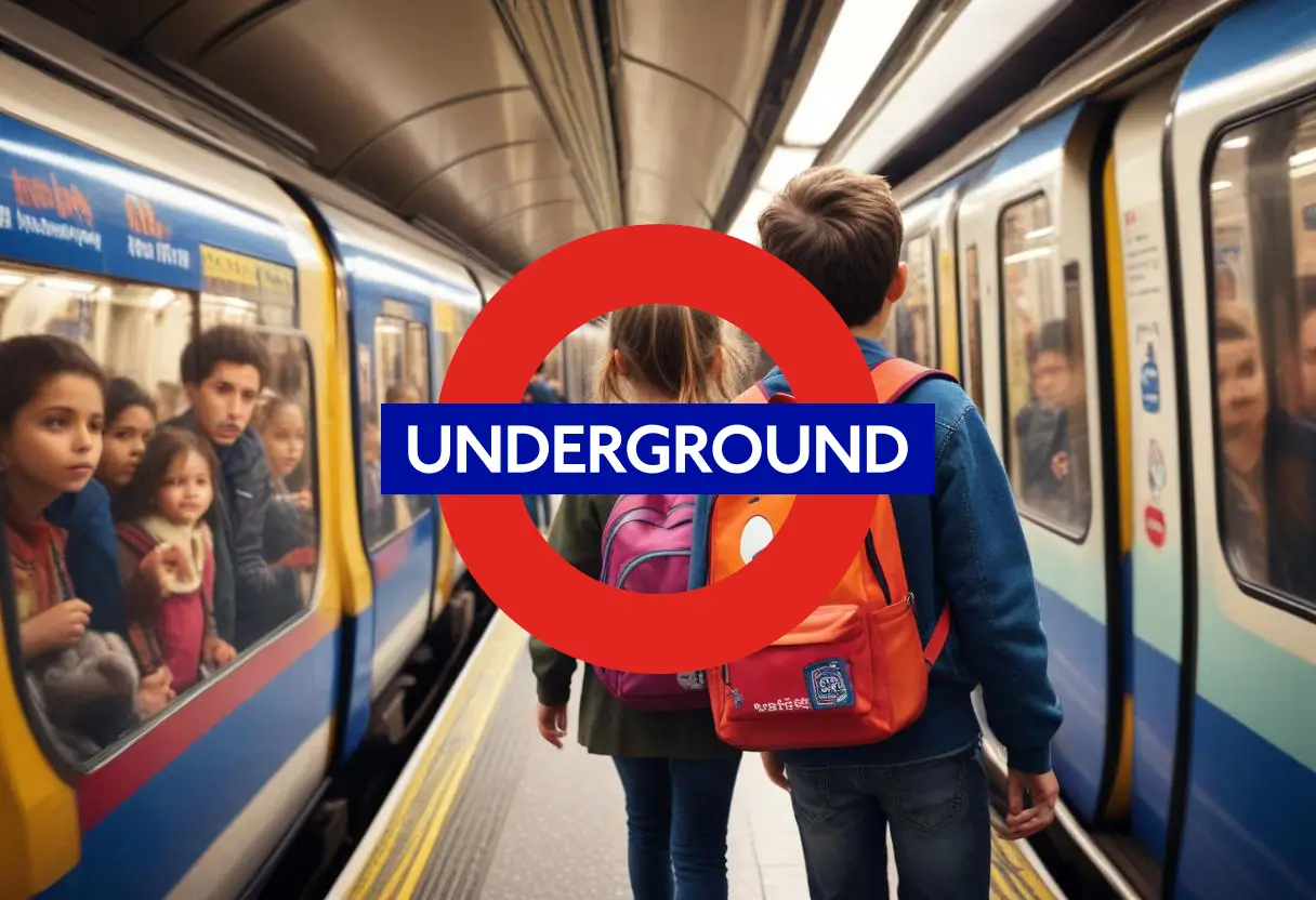 Traveling with Kids - London Tube